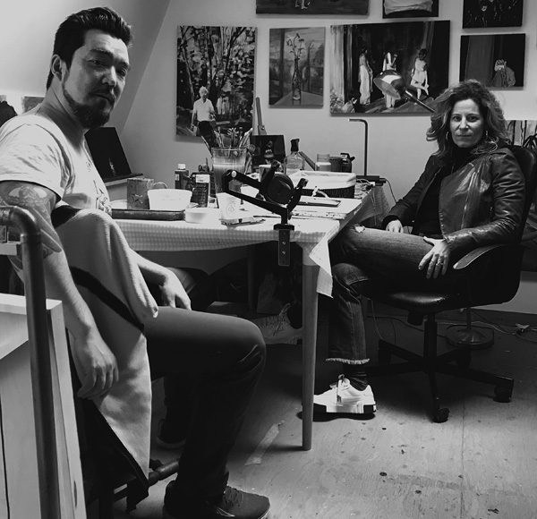 Artist Nancy Friedland in Conversation with writer and composer David ...
